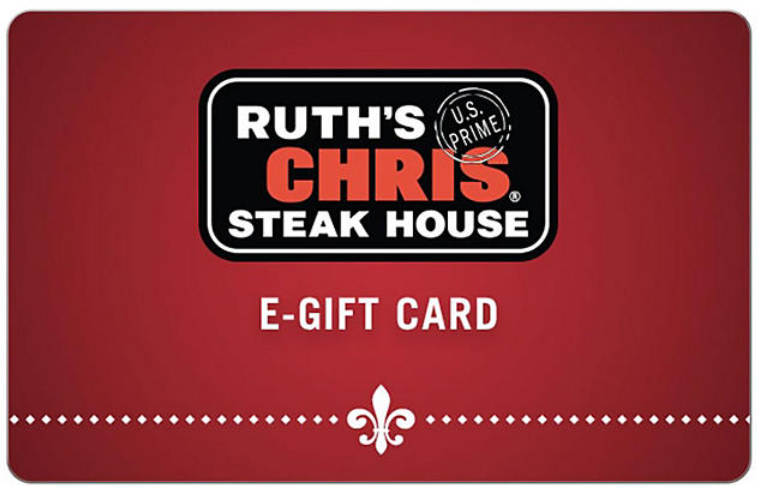 $50 Ruth Chris Gift Card – Shop TCW